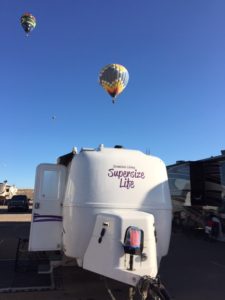 RV Accommodations at Balloon Fiesta - Supersize Life